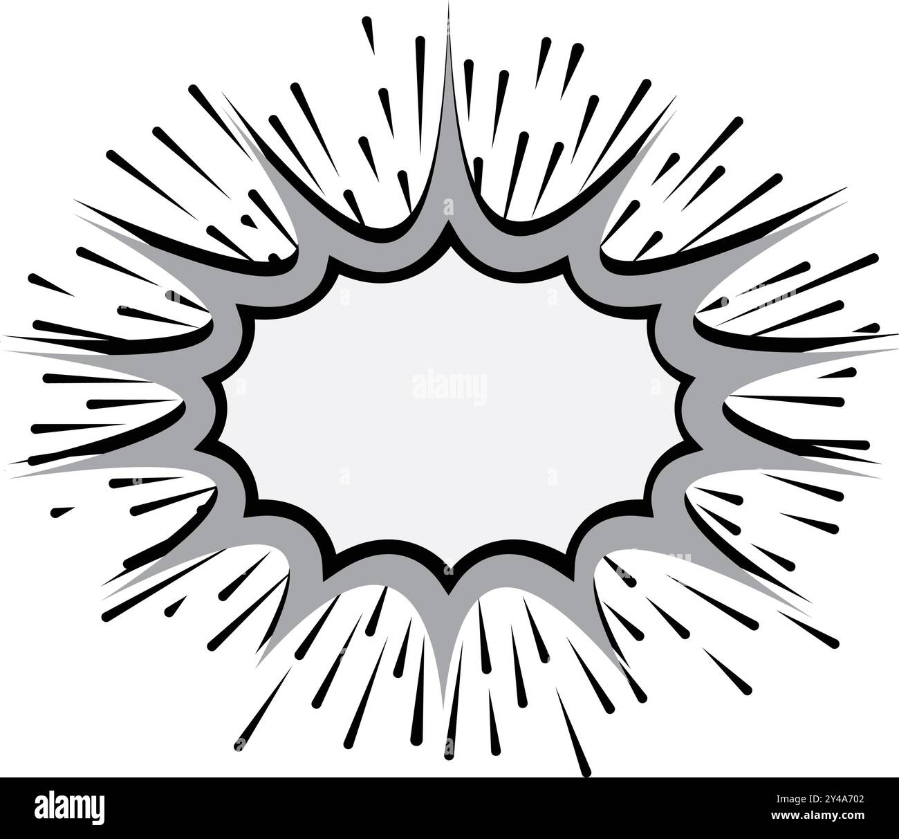 Explosion Pop art cartoon comic isolated. Vector illustration Stock ...