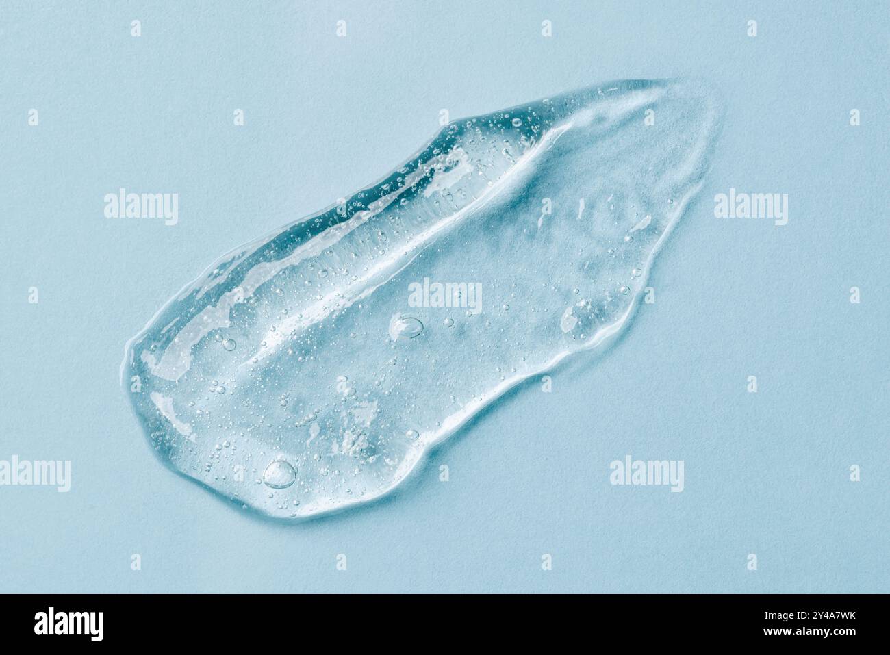 Blue transparent viscous liquid hi-res stock photography and images - Alamy