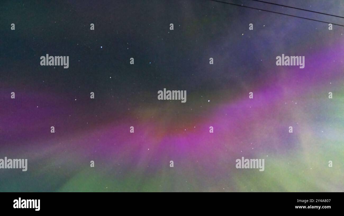 The Aurora Borealis lit up the skies over Edmonton, creating a stunning ...