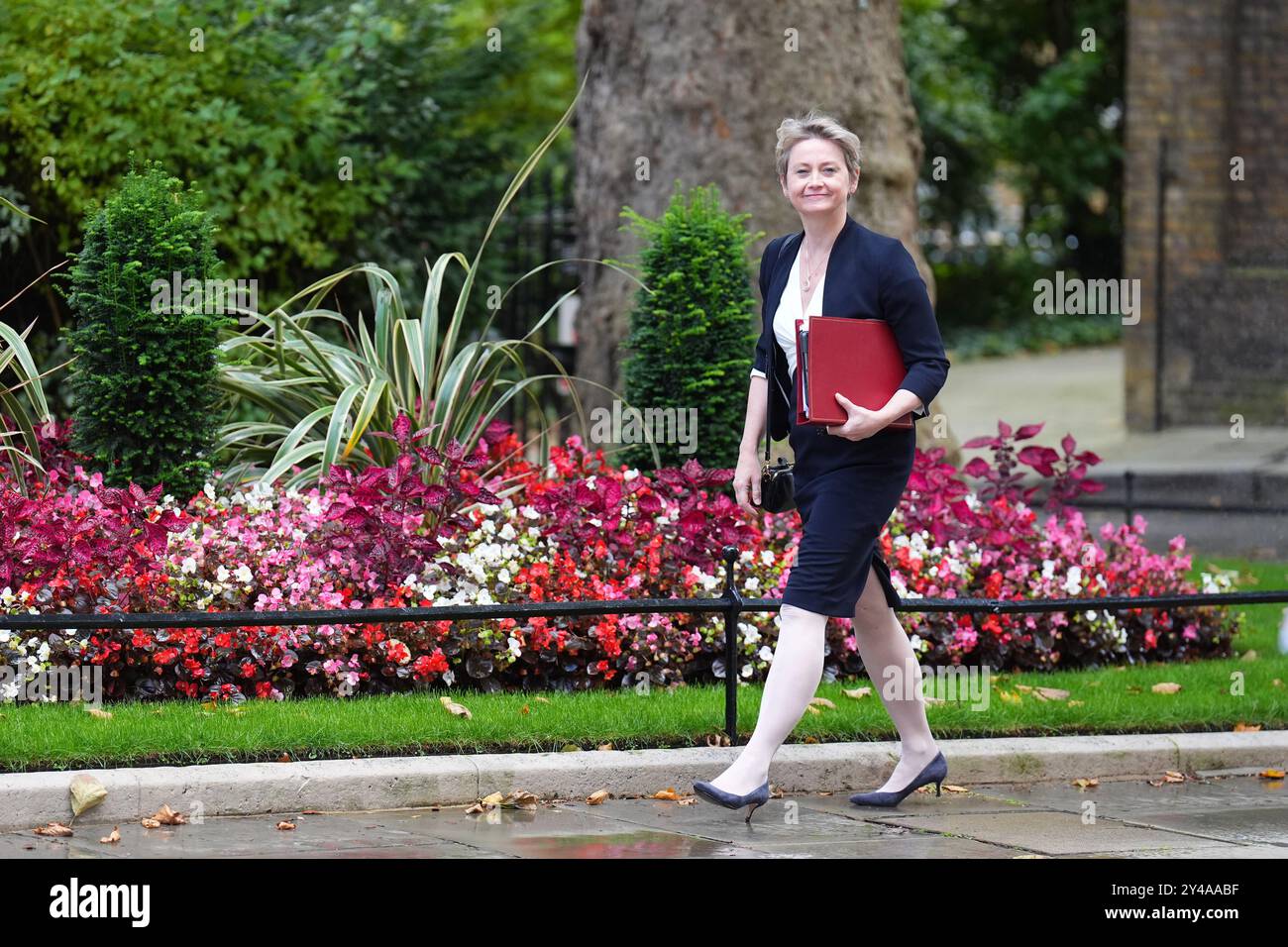 Home Secretary Yvette Cooper arriving in Downing street, in central ...
