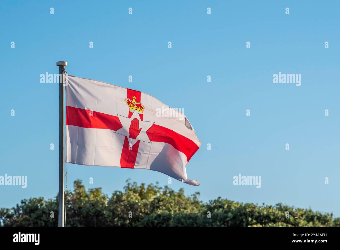 The Ulster Banner (Irish: Meirge Uladh), also unofficially known as the ...