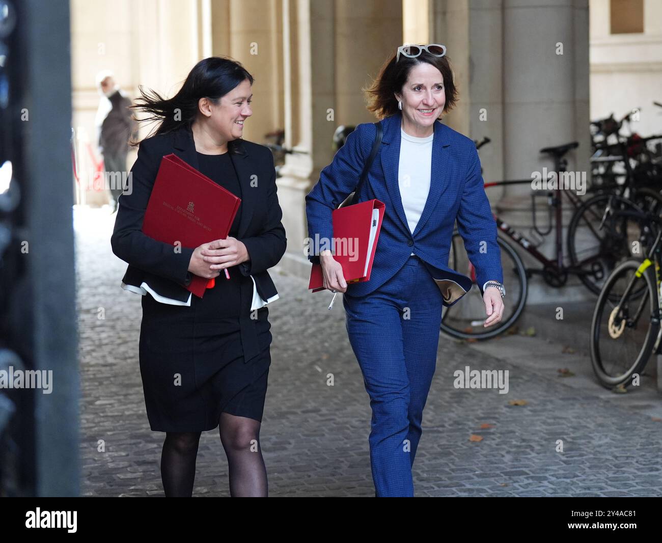 Culture Secretary Lisa Nandy (left) and Work and Pensions Secretary Liz ...