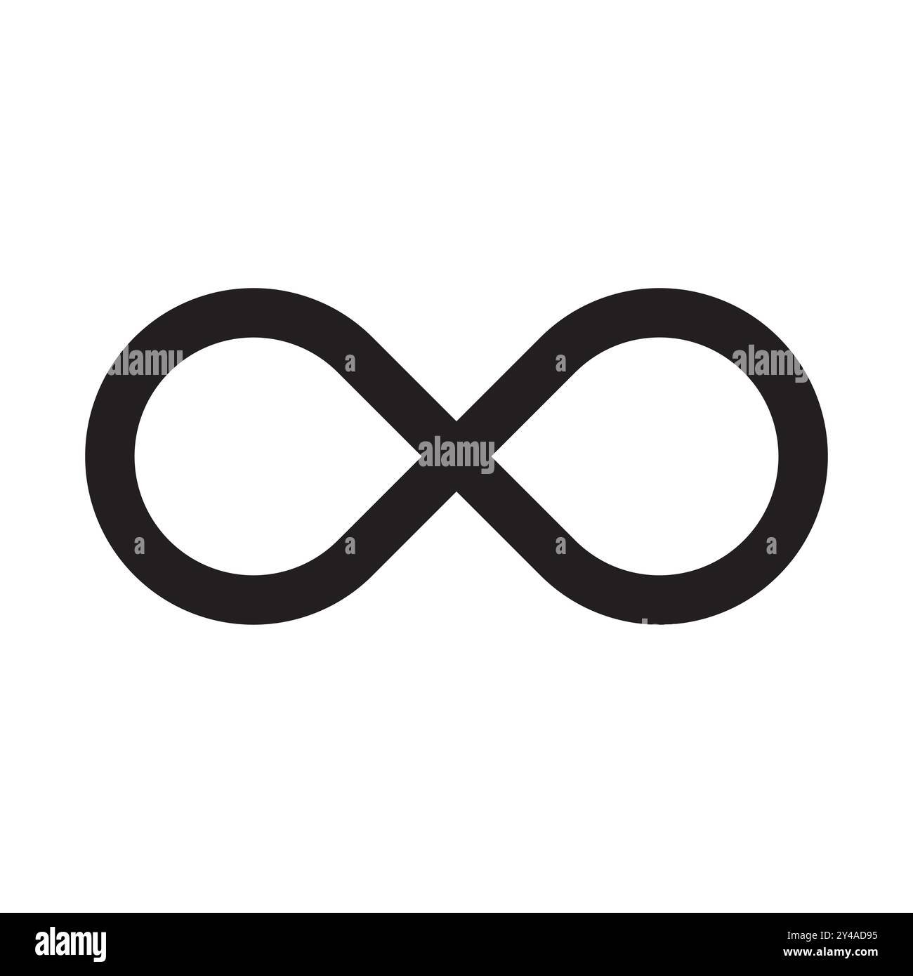 Infinity symbol icon. Bold black outline. Simple geometric design. Loop ... Infinity symbol icon. Bold black outline. Simple geometric design. Loop ...