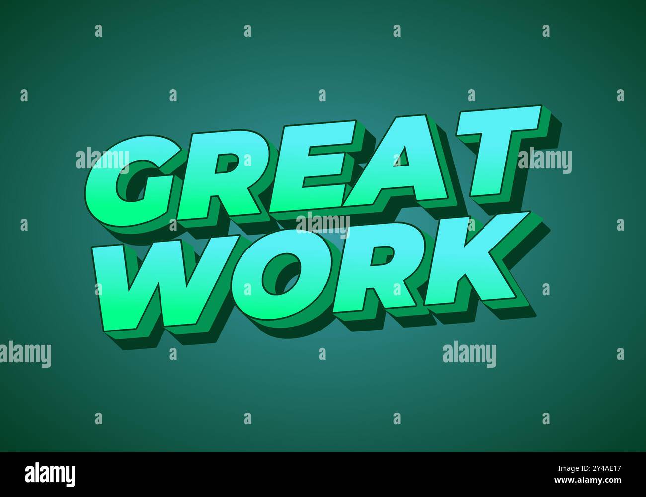 Great work. Text effect design in 3D style with good colors Stock ...
