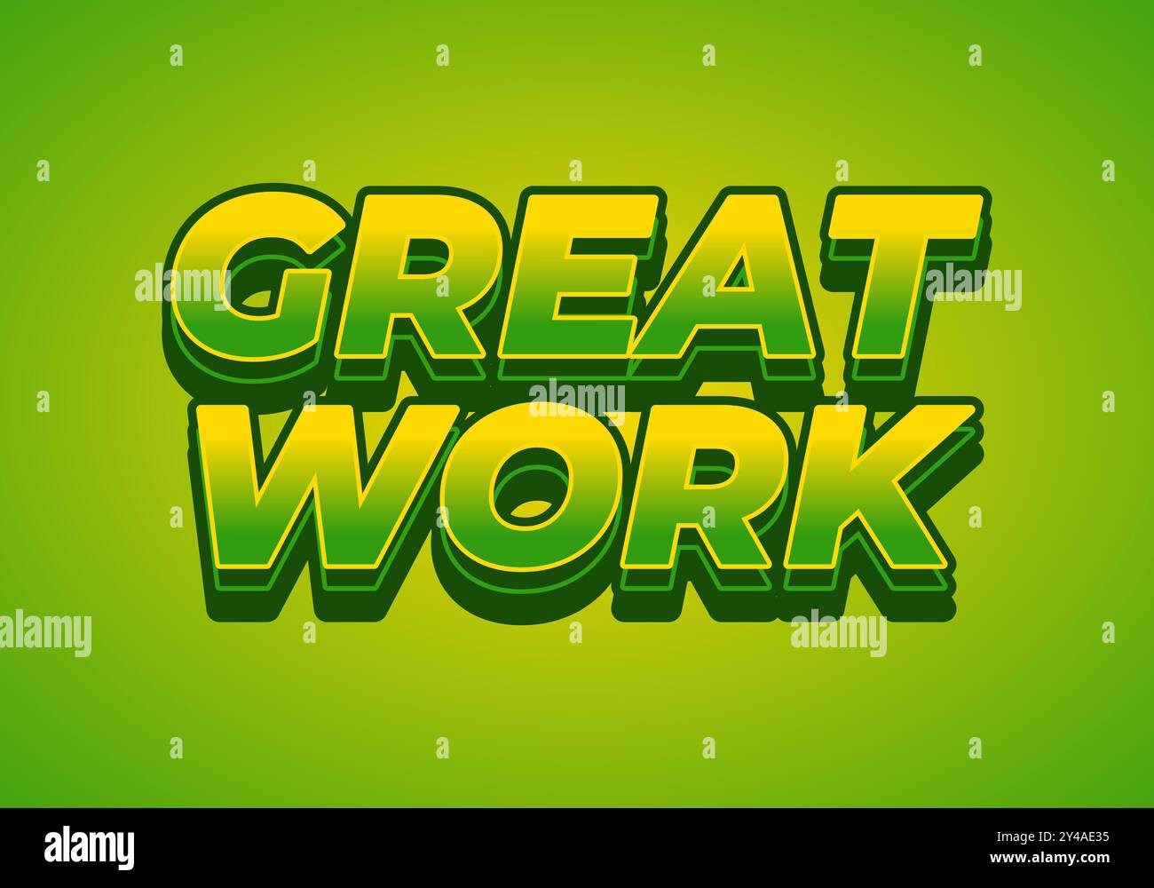 Great work. Text effect design in 3D style with good colors Stock ...