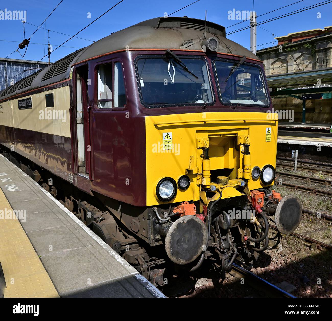 West Coast Railways Class 57/3 diesel No 57313 Scarborough Castle at Carlisle Citadel station ...