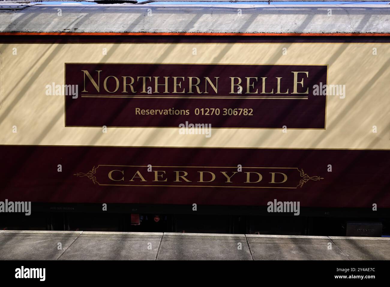 Pullman carriage Caerdydd of West Coast Railways Northern Belle train ...