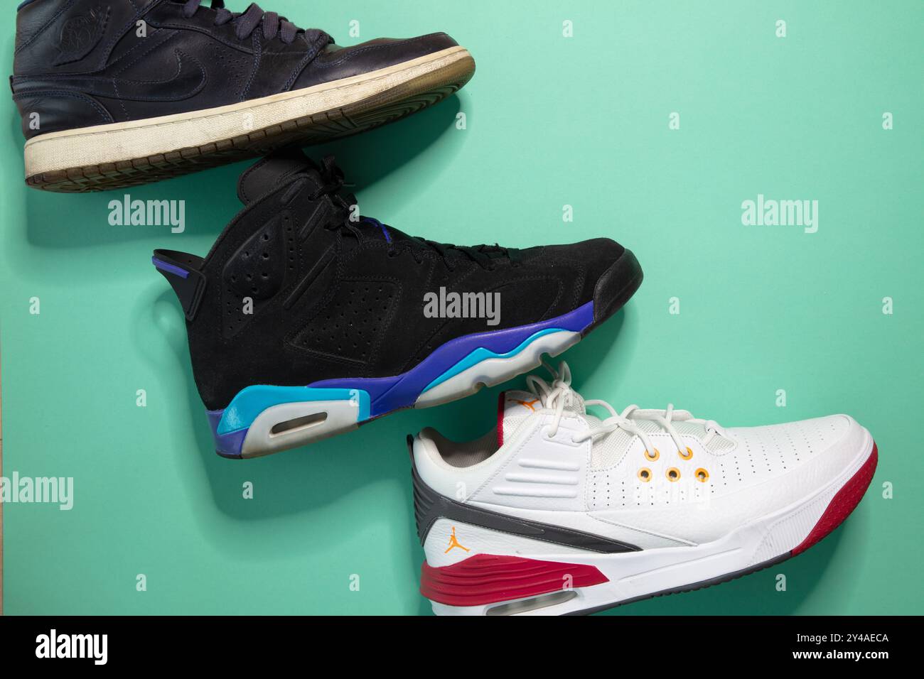 a beautiful shot of the Nike Air Jordan's 1, Air Jordans Retro 6 Aqua ...