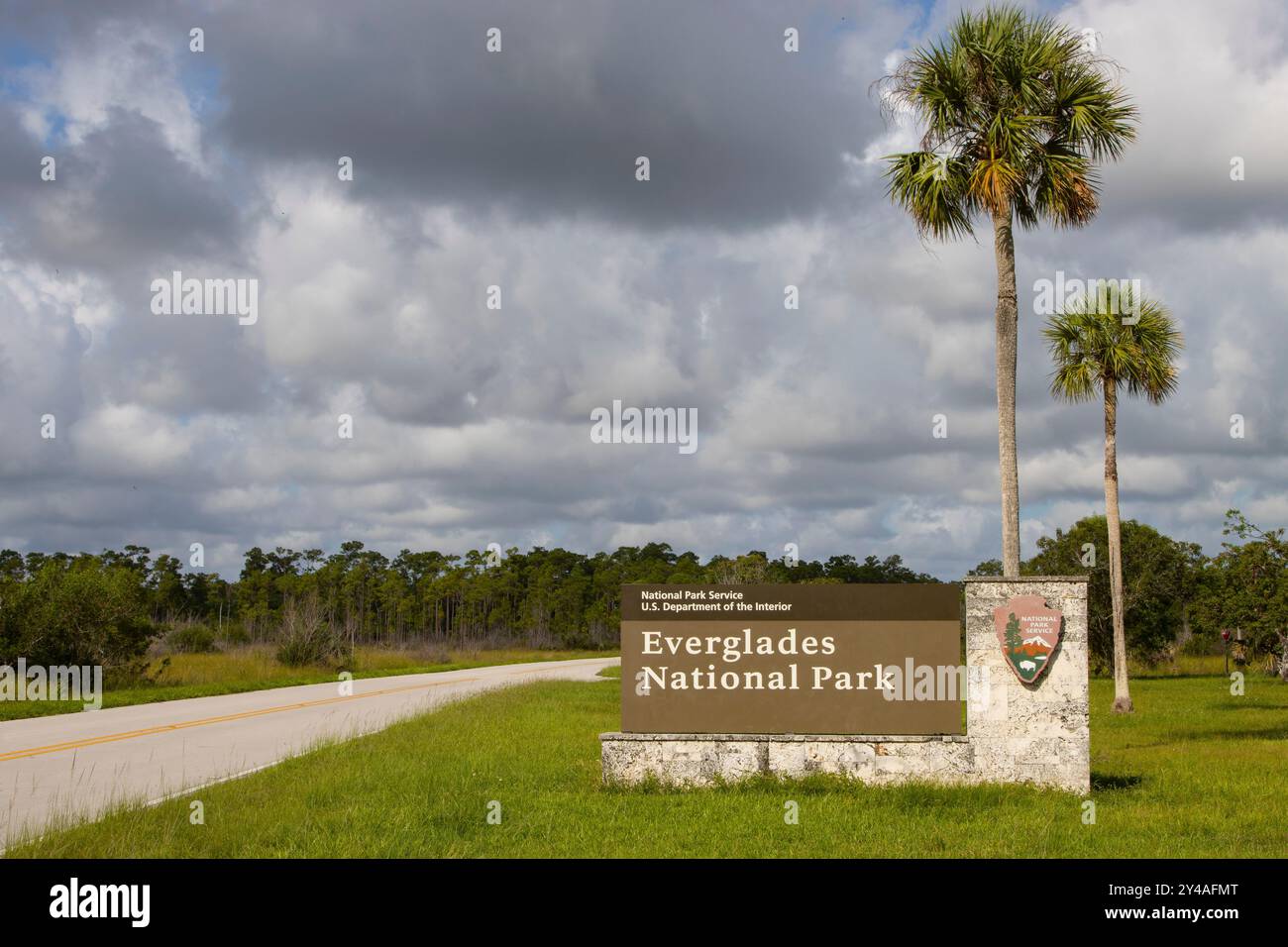 Everglades national park sign florida hi-res stock photography and ...