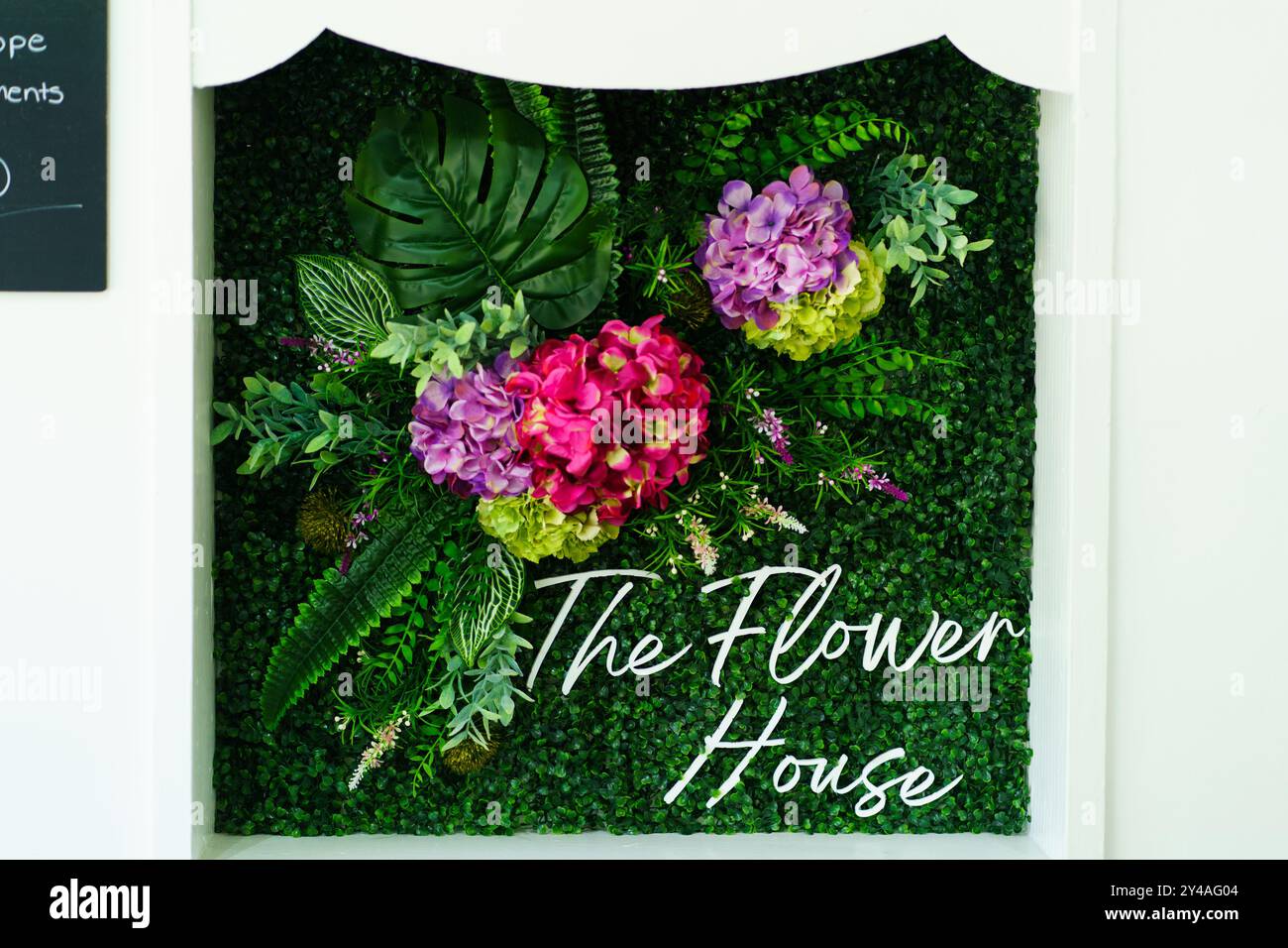 The Flower House, Marple Stock Photo - Alamy