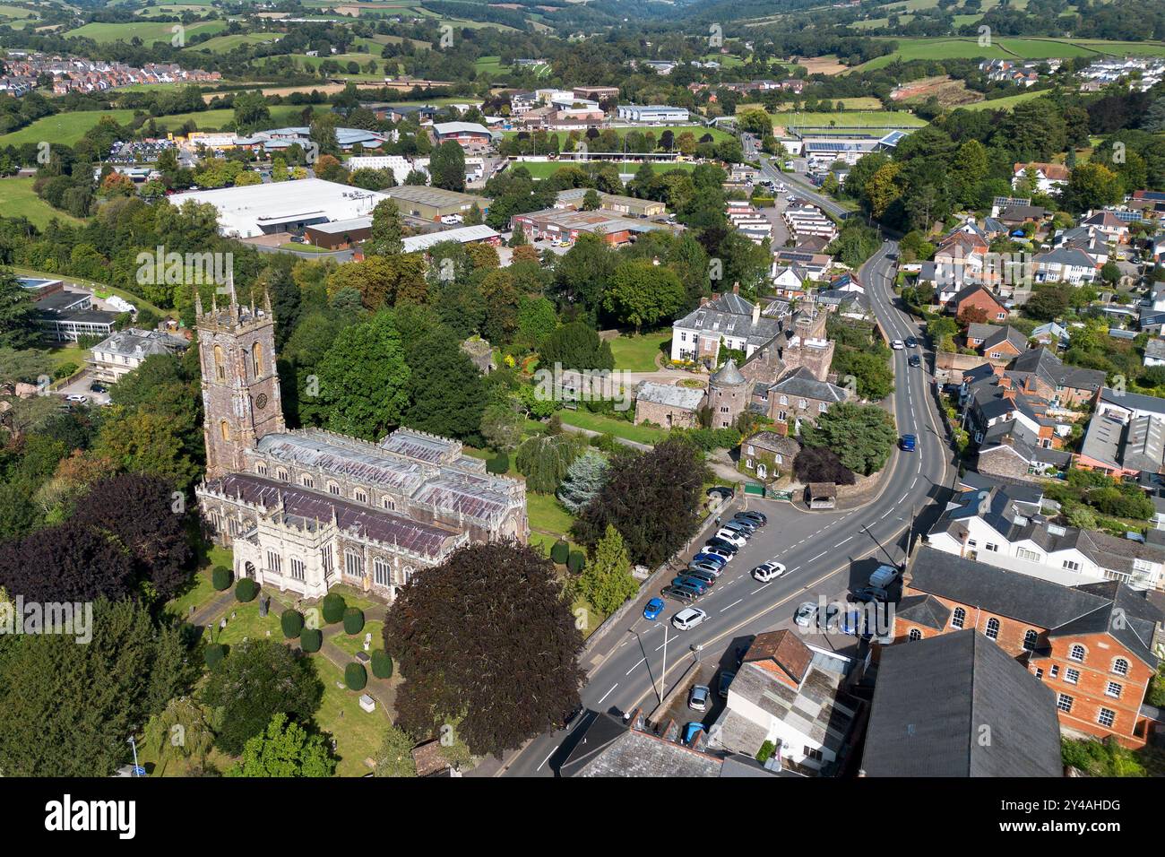 St Peter's Church looks magnificent in the warm Autumn sunshine in ...