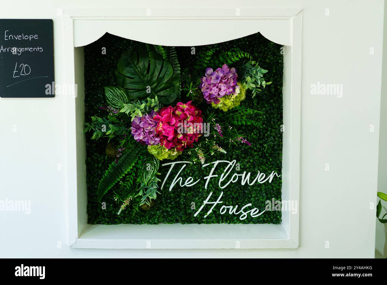 The Flower House, Marple Stock Photo - Alamy