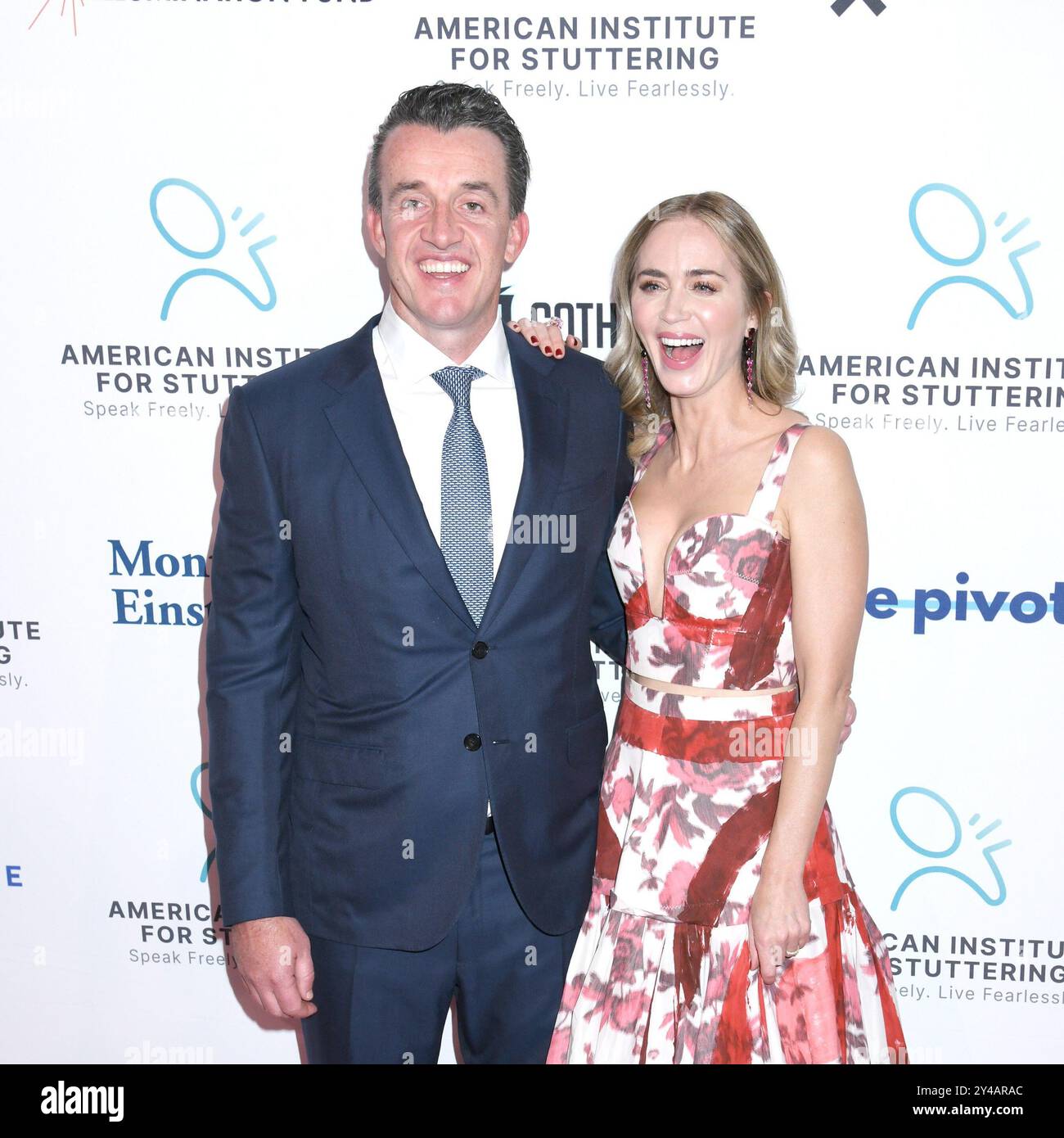 Will Blodgett, Emily Blunt at arrivals for The American Institute for ...