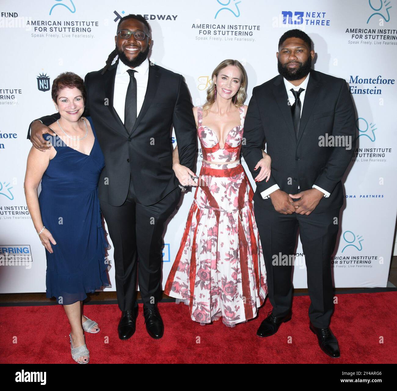 Dr. Heather Grossman, Joshua Ezeudu, Emily Blunt, Curtis Blaydes at ...