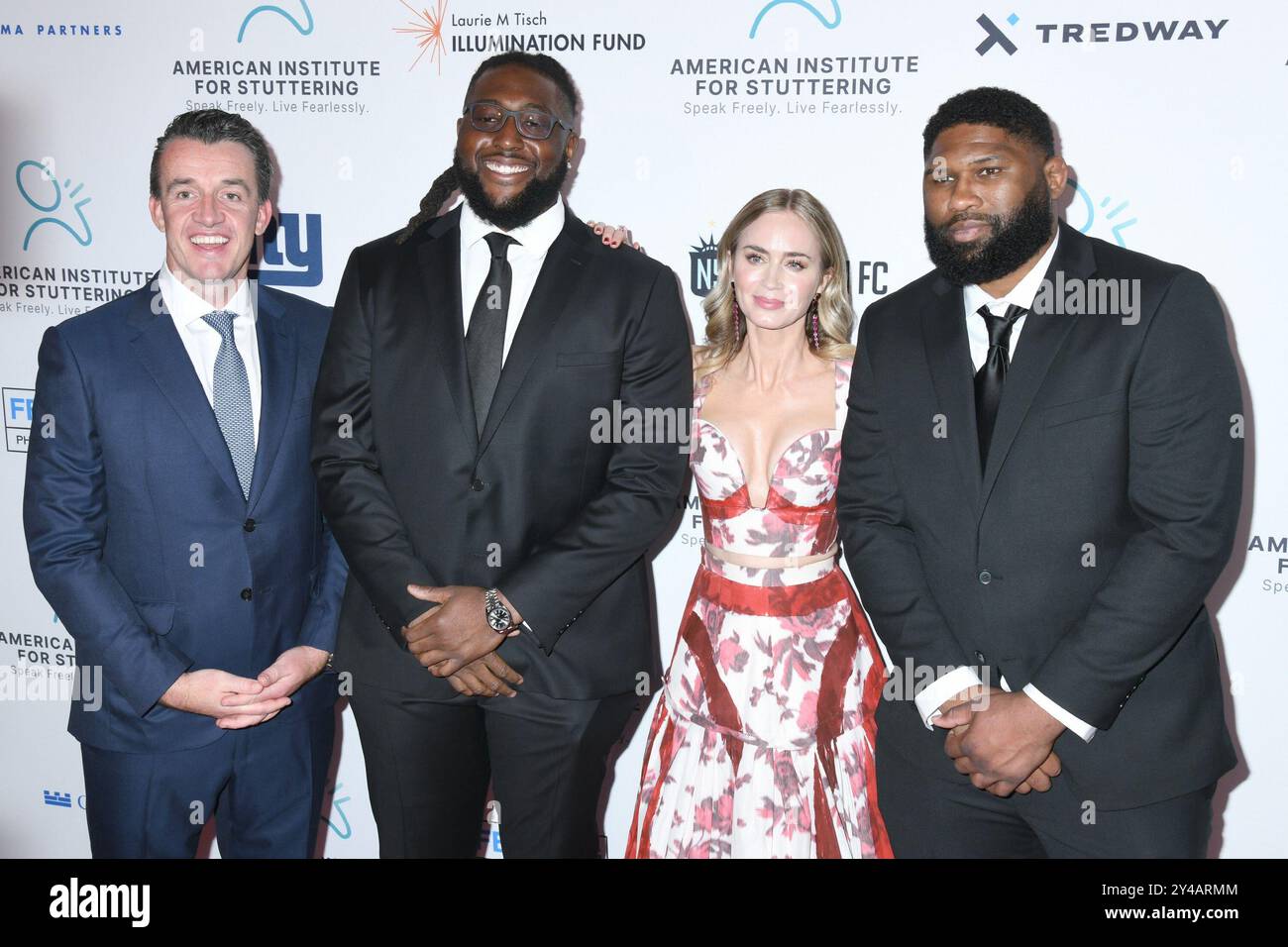 Will Blodgett, Joshua Ezeudu, Emily Blunt, Curtis Blaydes at arrivals ...