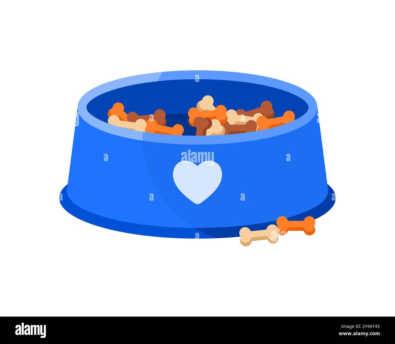 Dog food plate illustration hi-res stock photography and images - Alamy