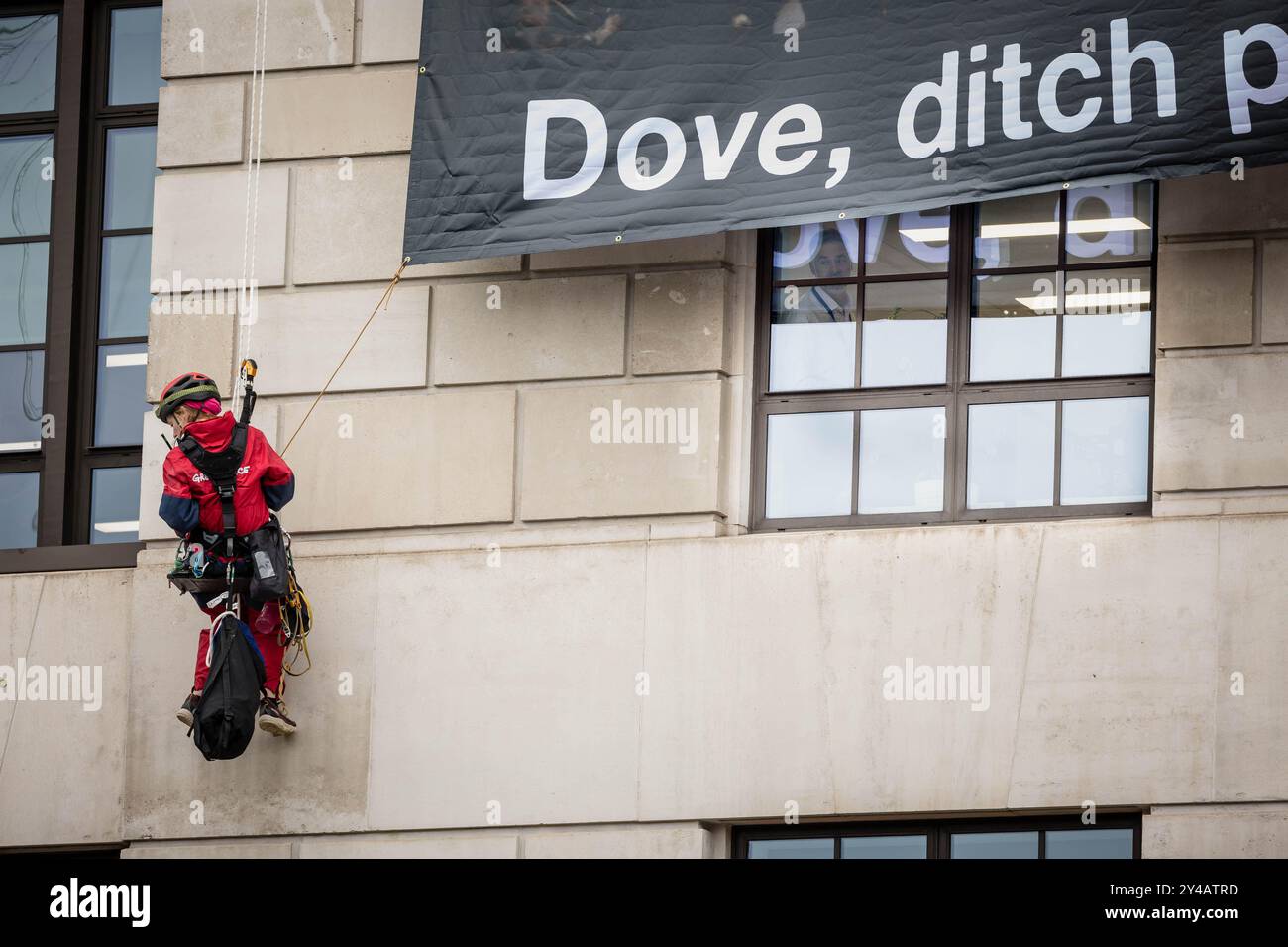 Greenpeace protest at Unilever HQ in London over plastic waste ...