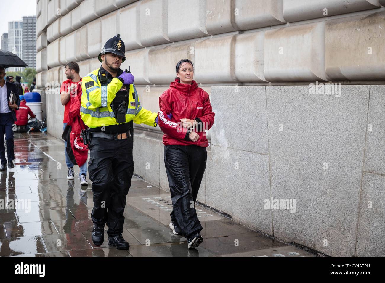 Greenpeace protest at Unilever HQ in London over plastic waste ...