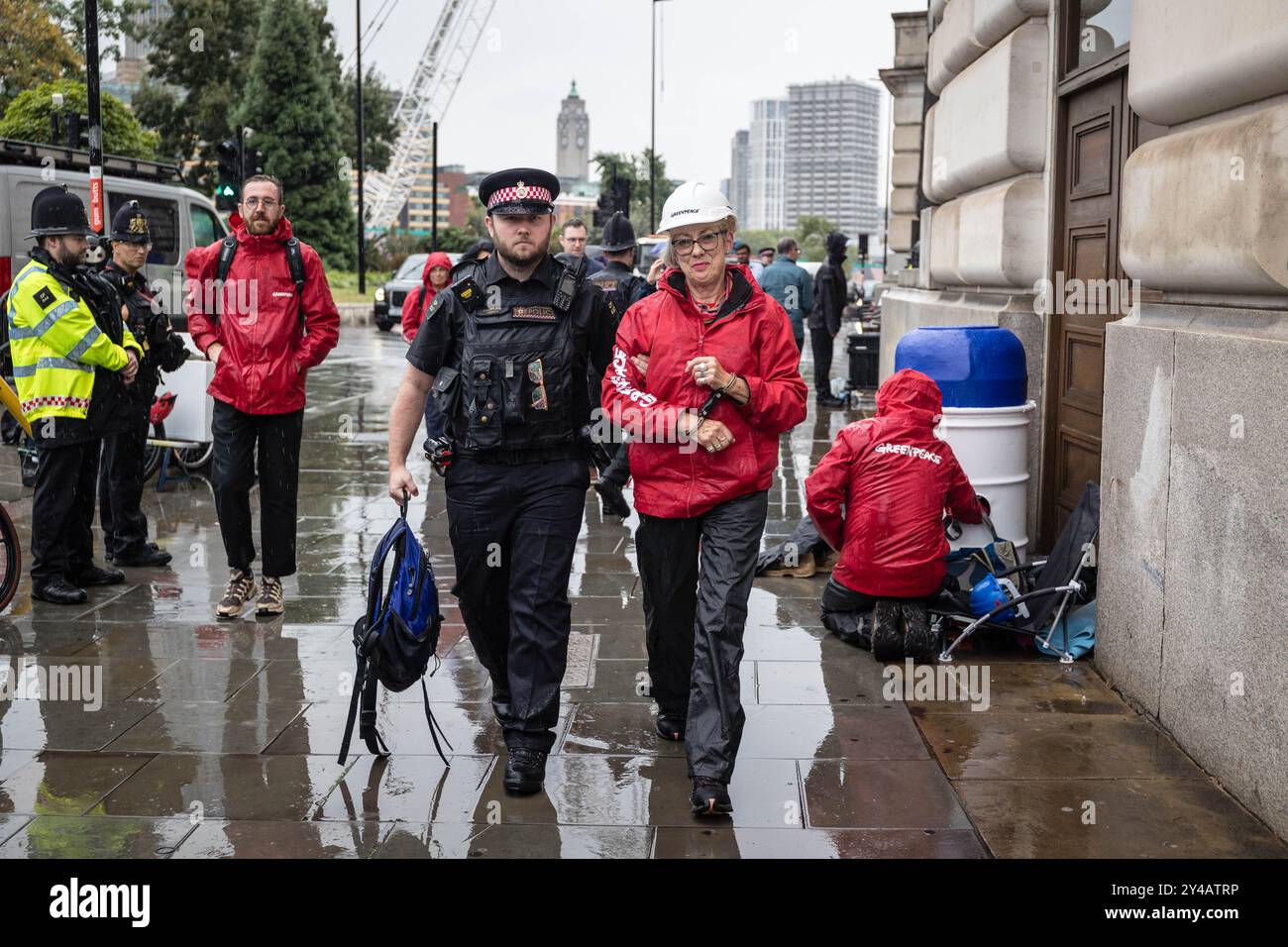 Greenpeace protest at Unilever HQ in London over plastic waste ...