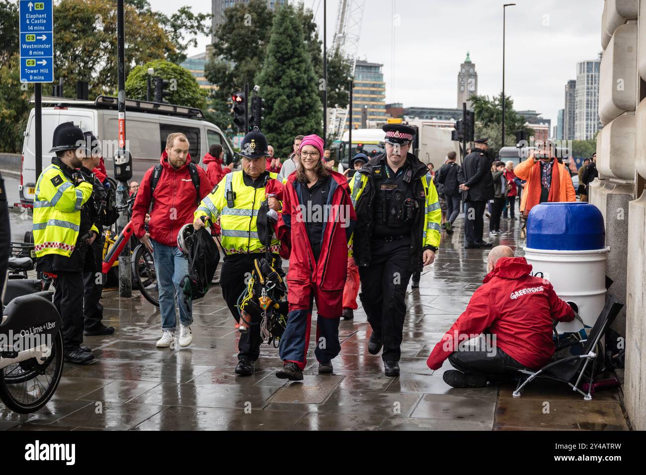 Greenpeace protest at Unilever HQ in London over plastic waste ...