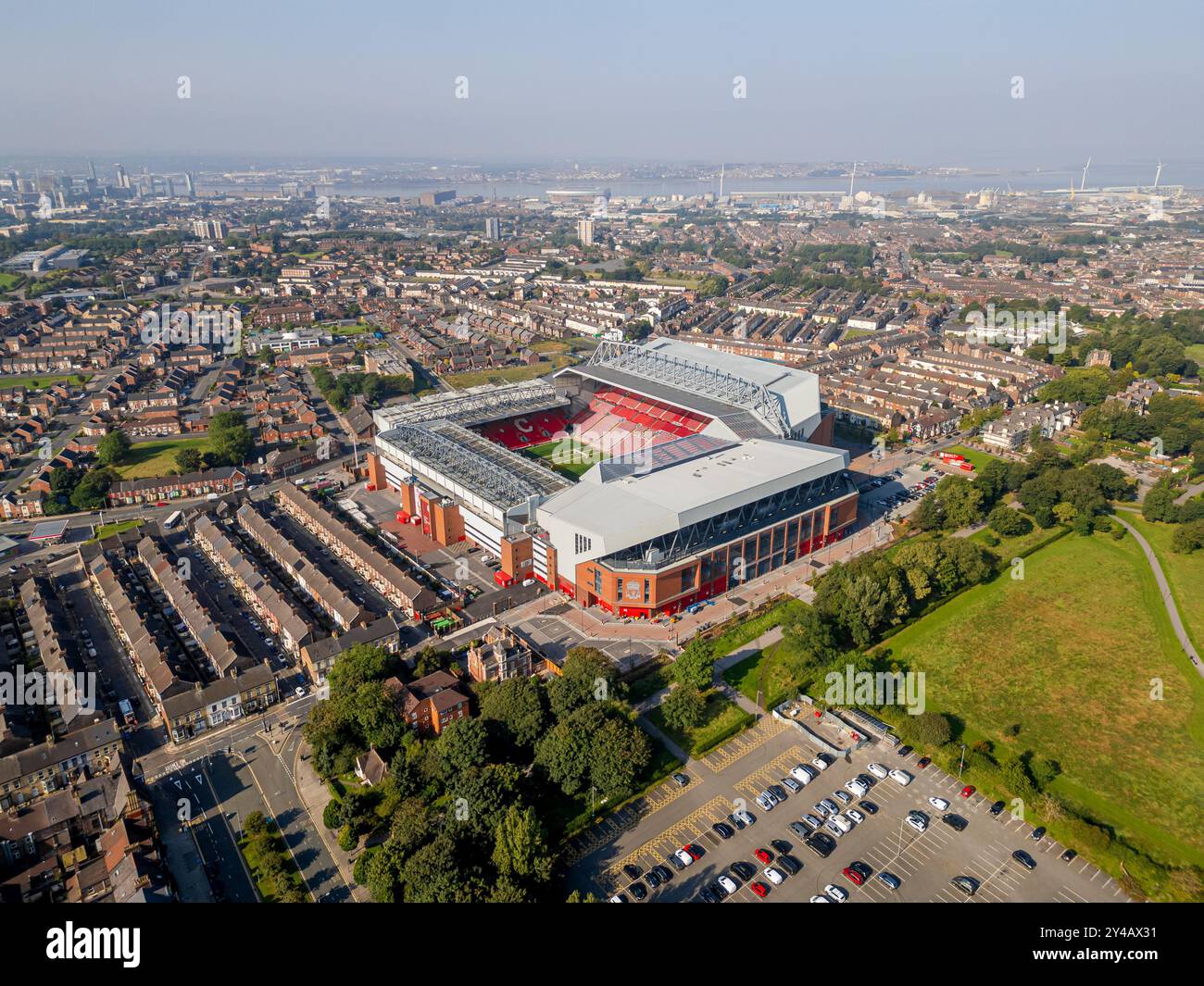 Anfield Stadium, Home of Liverpool Football Club, Liverpool, UK ...