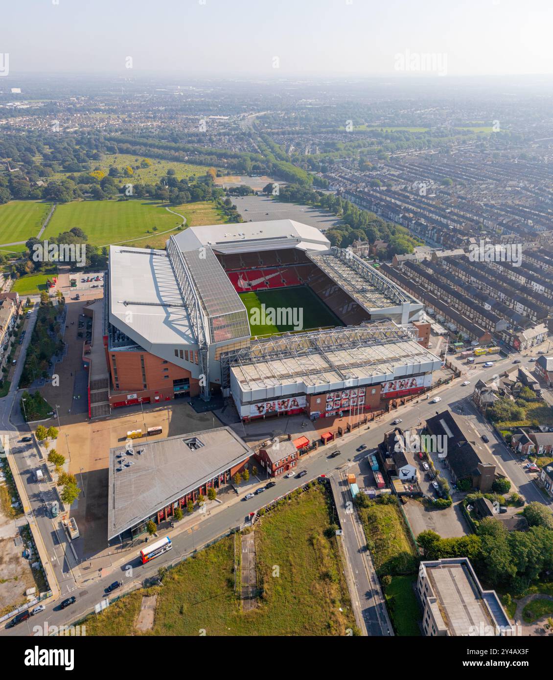 Anfield Stadium, Home of Liverpool Football Club, Liverpool, UK ...