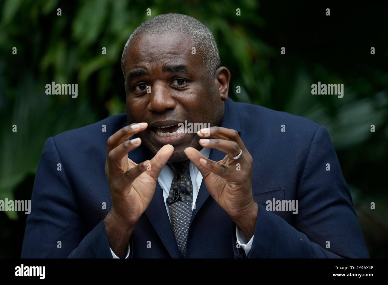Foreign Secretary David Lammy gives a speech about tackling the climate ...