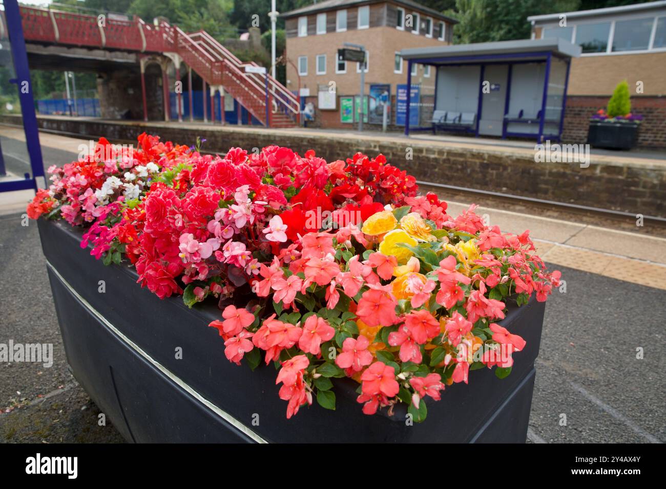 Corbridge Railway Station in Northumberland Stock Photo - Alamy