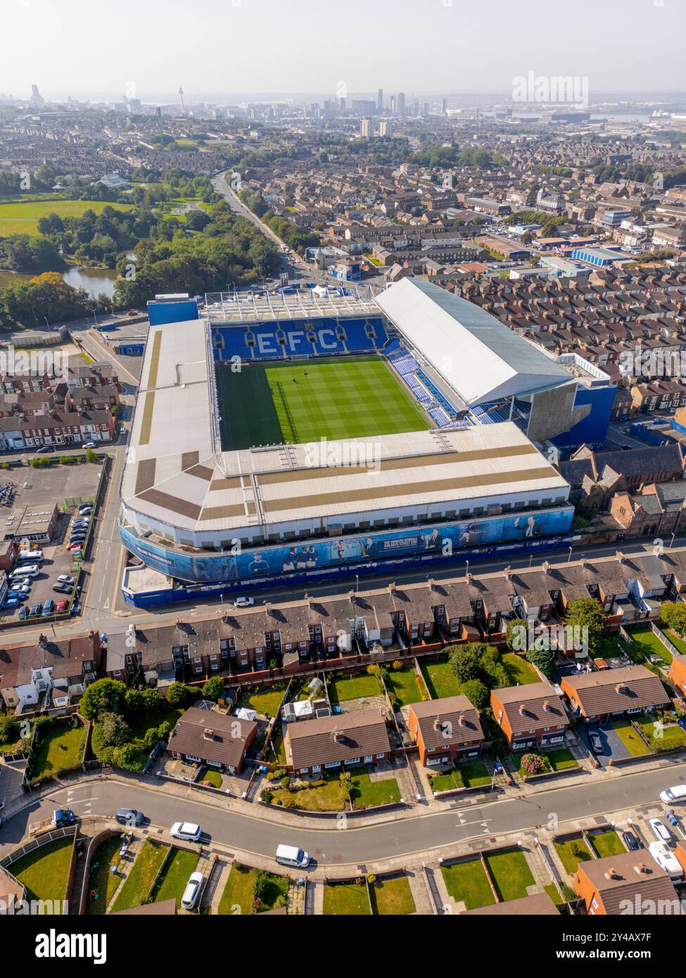 Goodison Park, Everton Football Club in Liverpool, UK Stock Photo - Alamy