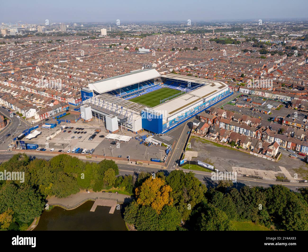 Goodison Park, Everton Football Club in Liverpool, UK Stock Photo - Alamy