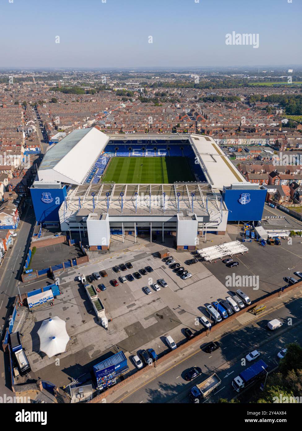 Goodison Park, Everton Football Club in Liverpool, UK Stock Photo - Alamy
