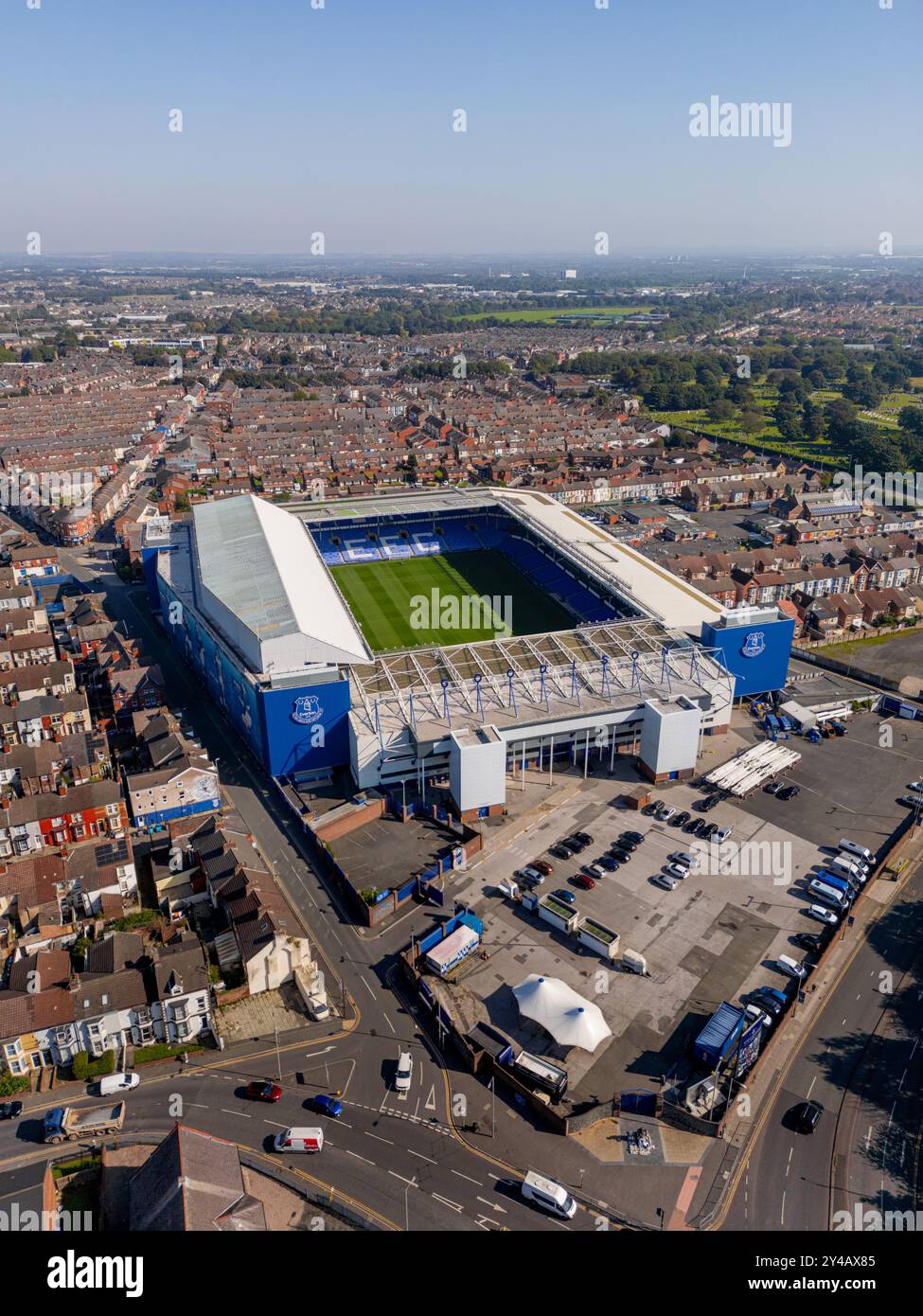 Goodison Park, Everton Football Club in Liverpool, UK Stock Photo - Alamy