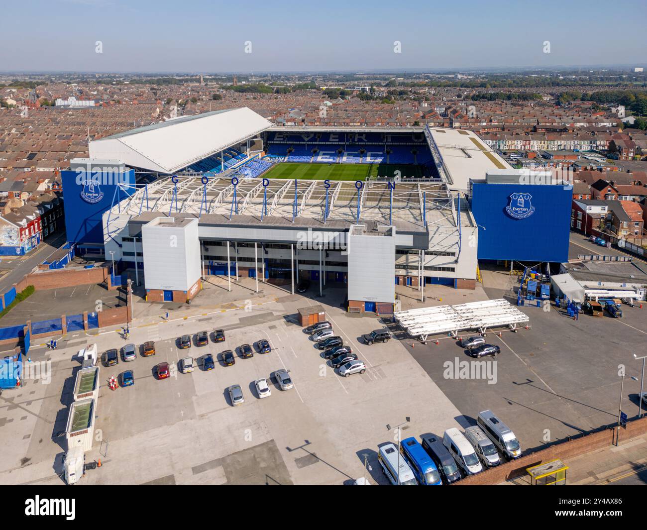 Goodison Park, Everton Football Club in Liverpool, UK Stock Photo - Alamy