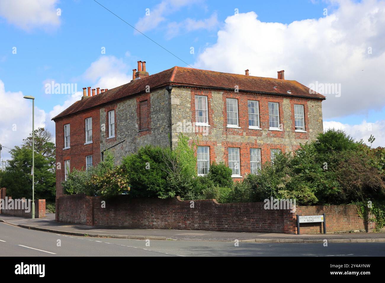 Gosport, Hampshire, England. 11 September 2024. The Old Rectory, close ...