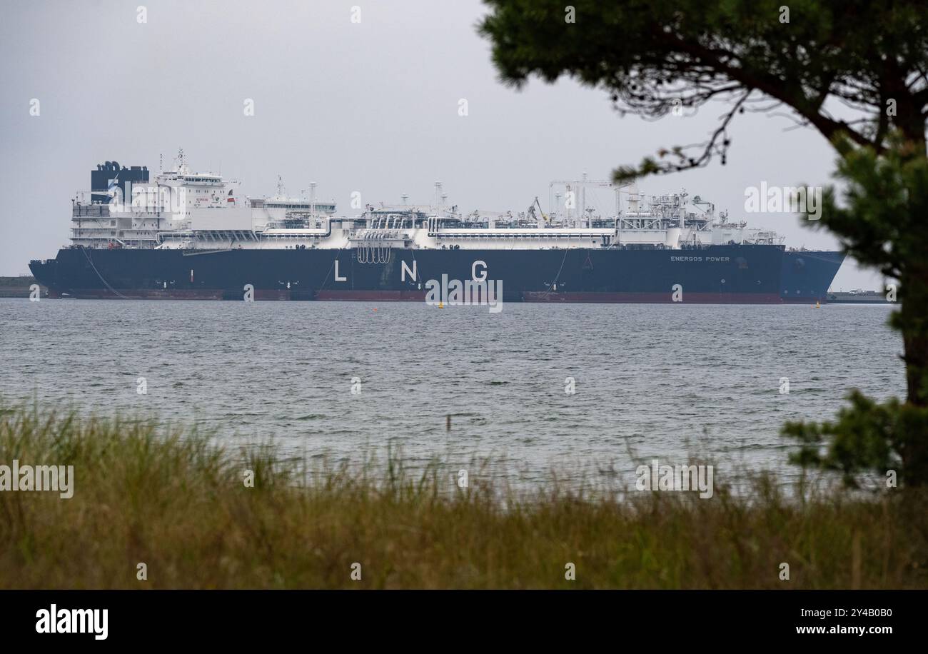 Sassnitz Mukran, Germany. 17th Sep, 2024. The regasification ships ...