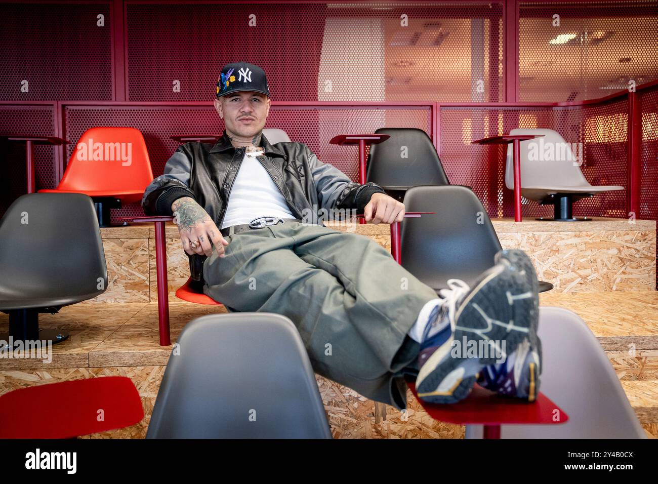 Singer Kapo poses for Europa Press at the Sony Music offices on ...