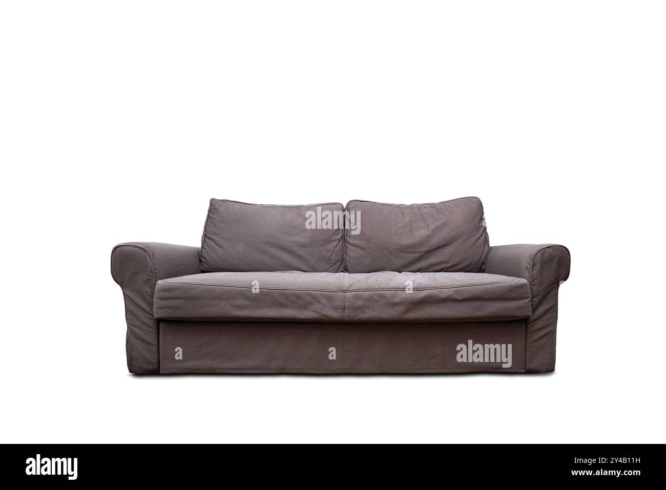 Brown Couch Isolated from Background Stock Photo - Alamy