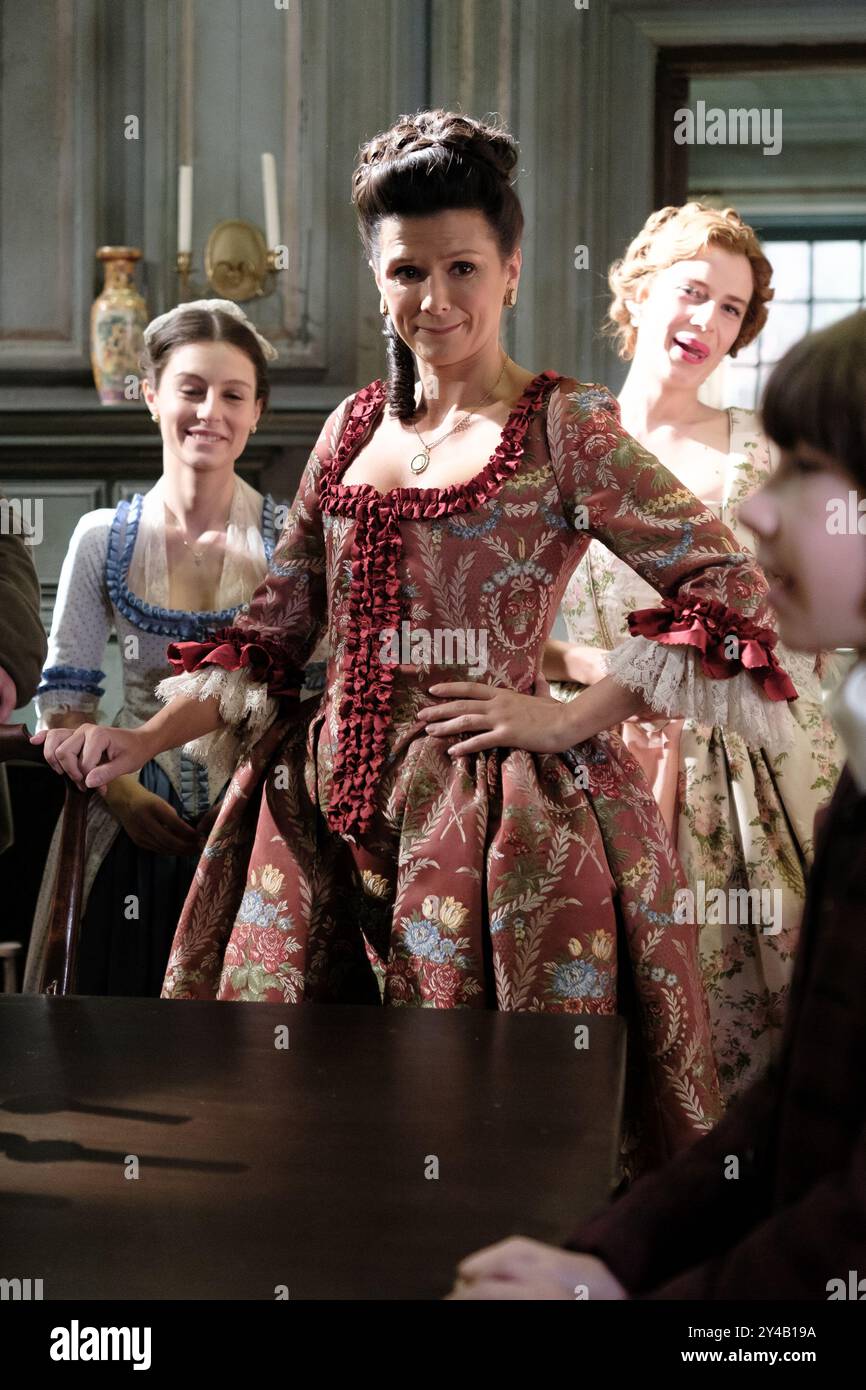 The actress Mari Paz Sayago poses during the presentation of the TV ...