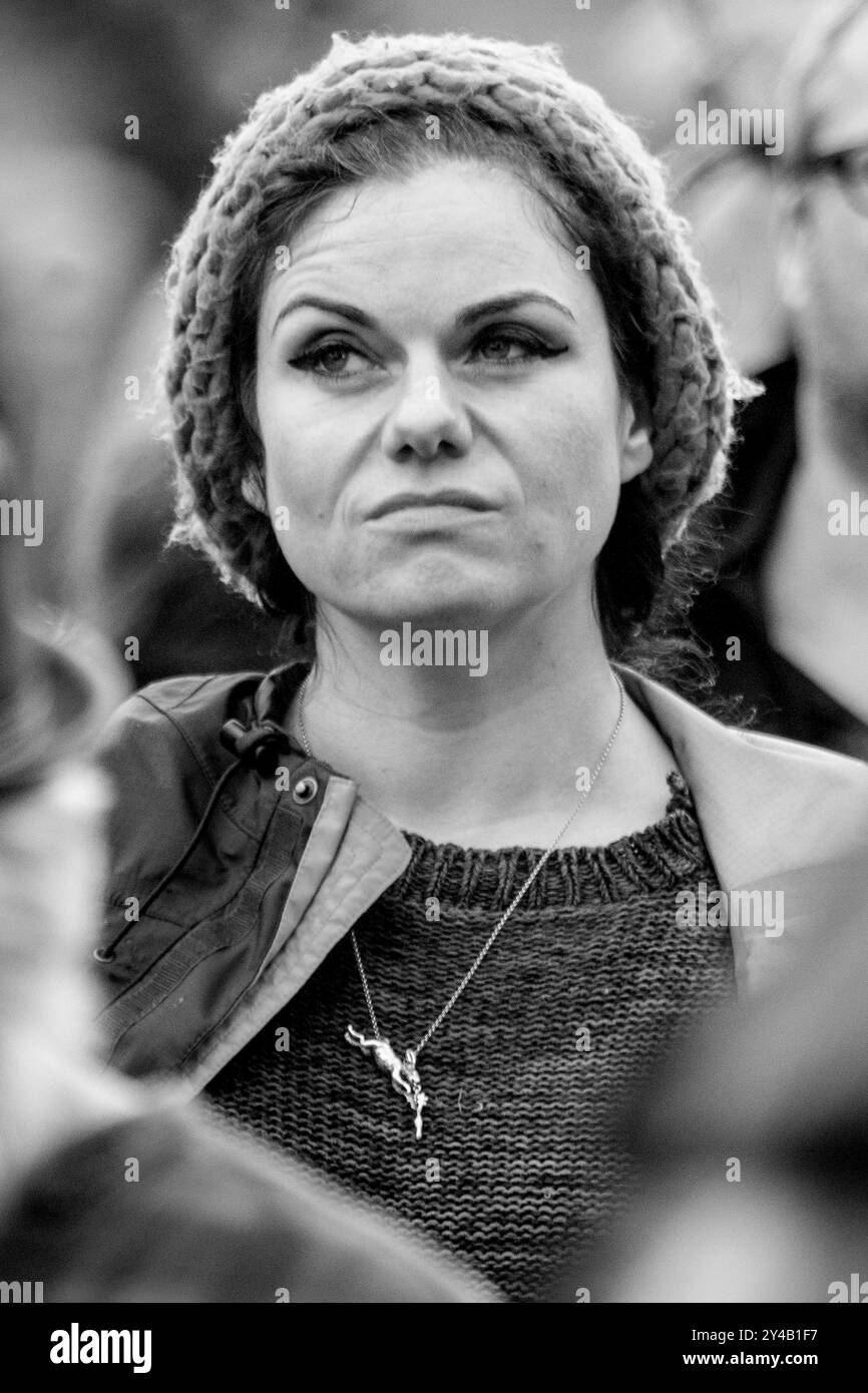 CAITLIN MORAN, GREEN MAN FESTIVAL, 2012: Author Caitlin Moran in the ...