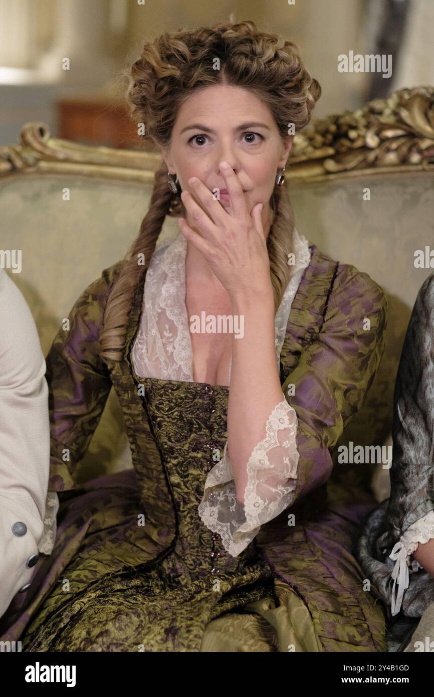 The actress Manuela Velasco poses during the presentation of the TV ...