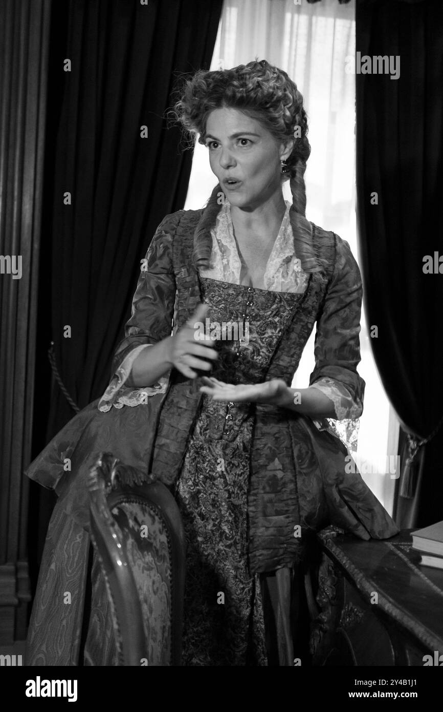 The actress Manuela Velasco poses during the presentation of the TV ...