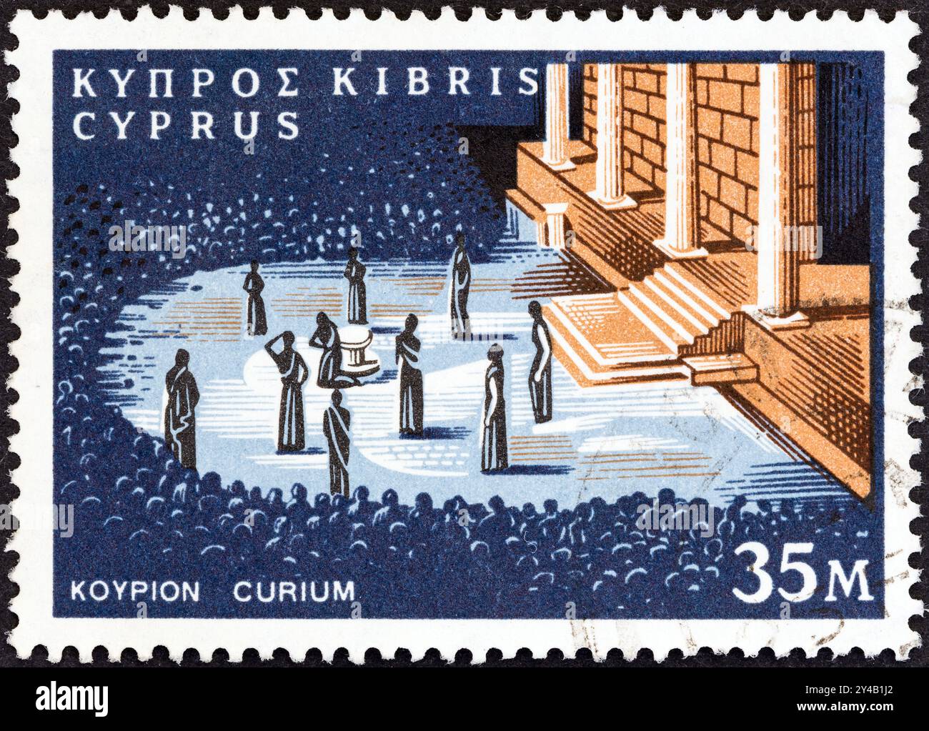 CYPRUS - CIRCA 1964: A stamp printed in Cyprus from the "400th birth ...