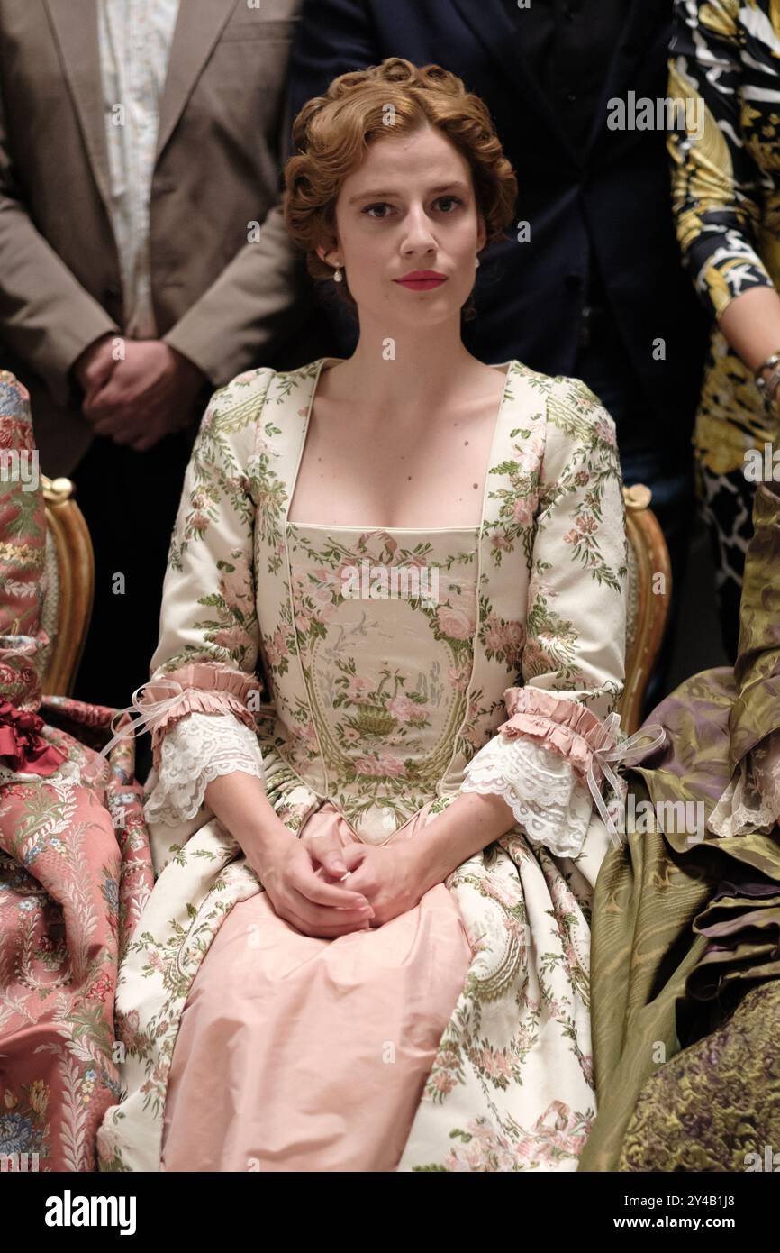 The actress Rocío Suárez de Puga poses during the presentation of the ...