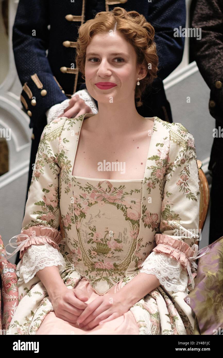 The actress Rocío Suárez de Puga poses during the presentation of the ...