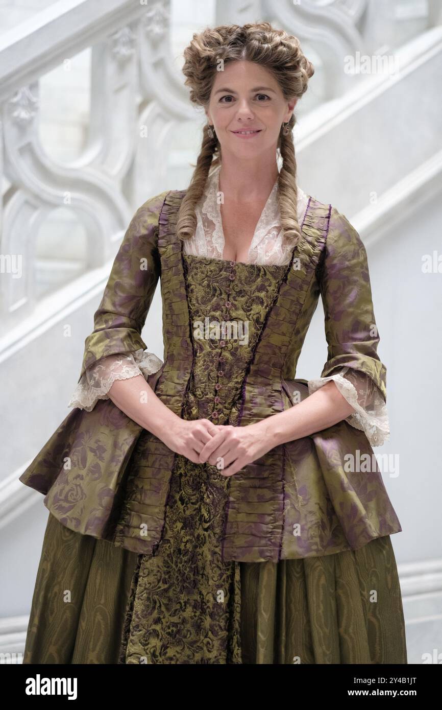 The actress Manuela Velasco poses during the presentation of the TV ...