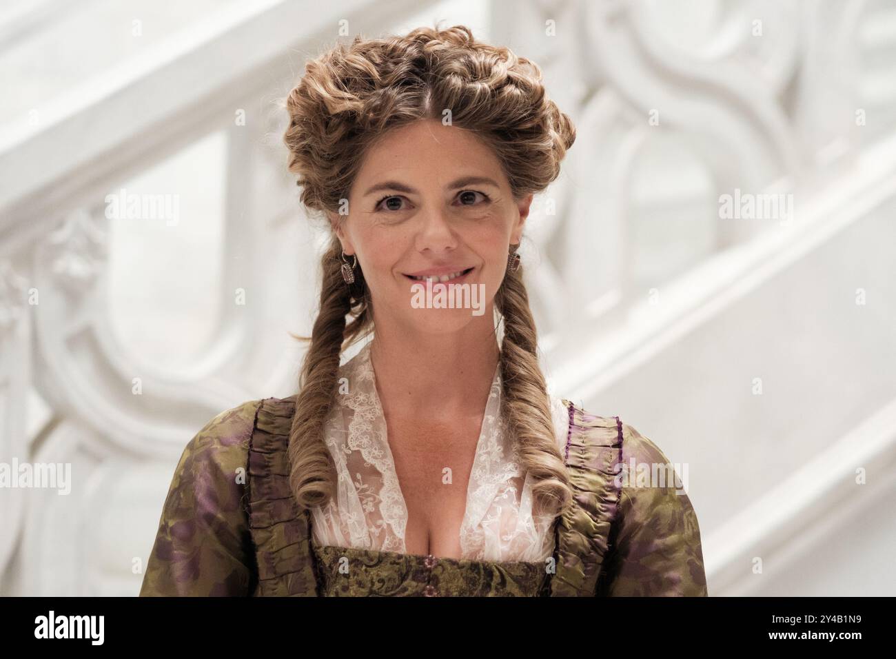 The actress Manuela Velasco poses during the presentation of the TV ...