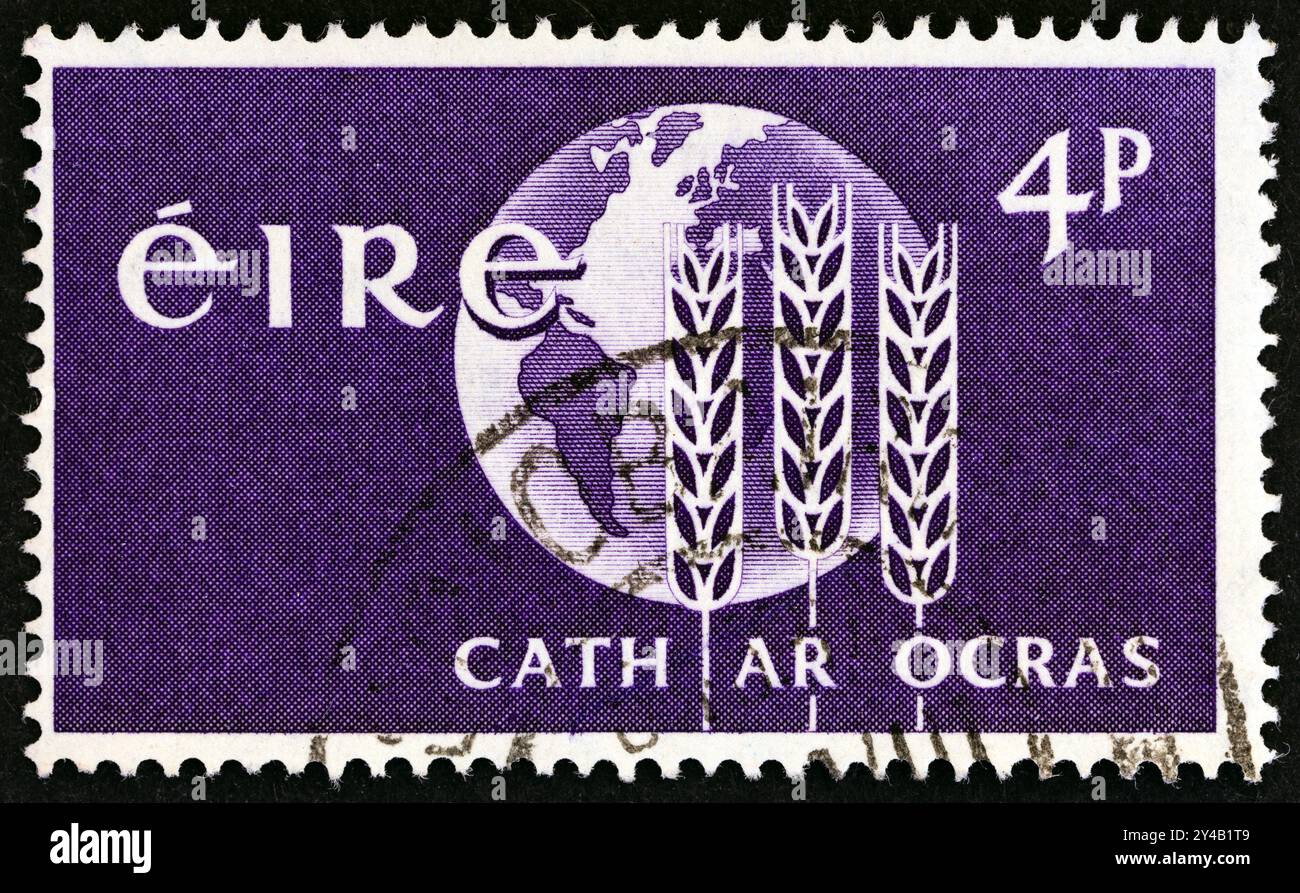 IRELAND - CIRCA 1963: A stamp printed in Ireland from the "Freedom from ...
