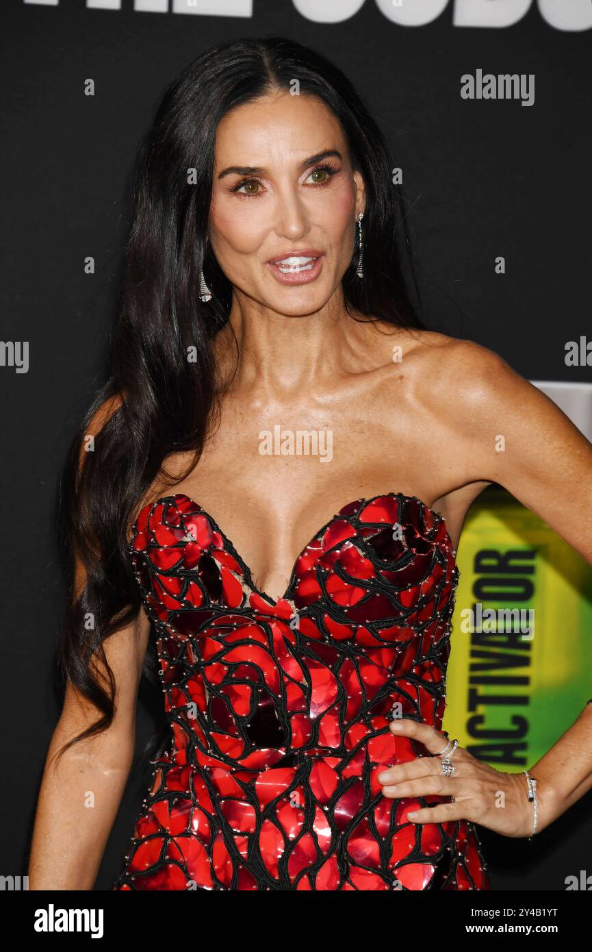 LOS ANGELES, CALIFORNIA - SEPTEMBER 16: Demi Moore attends the Los Angeles Premiere of "The ...