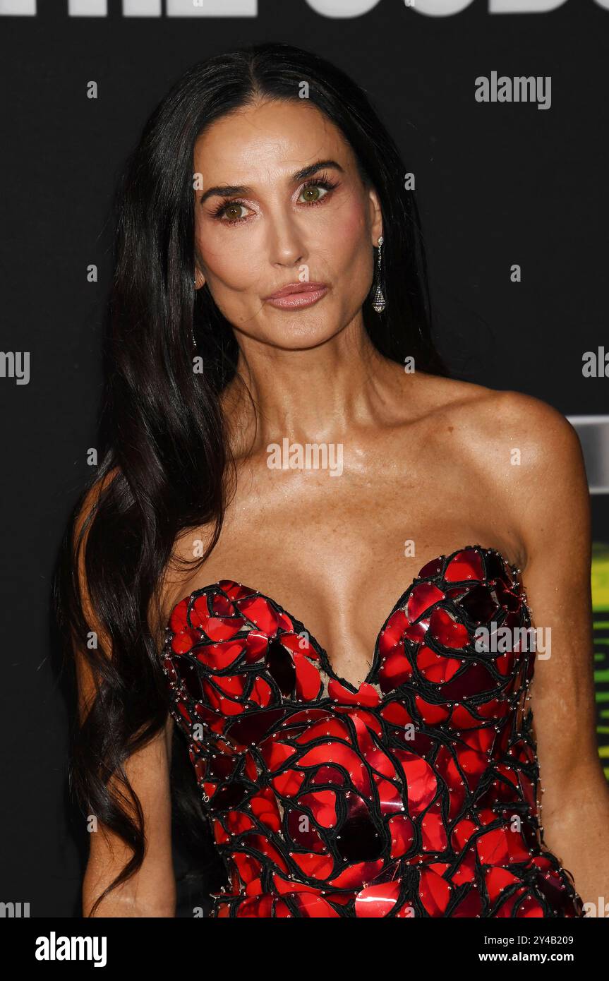 LOS ANGELES, CALIFORNIA - SEPTEMBER 16: Demi Moore attends the Los Angeles Premiere of "The ...