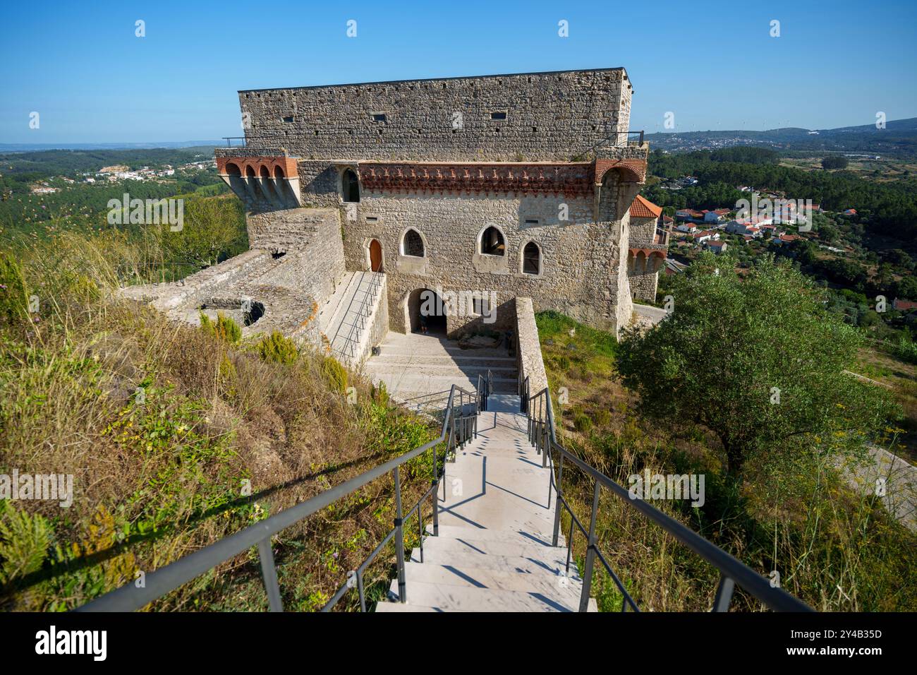 Medieval Castle of Ourém, Portugal, Europe Stock Photo - Alamy